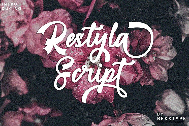 Download restyla font | fontsme.com