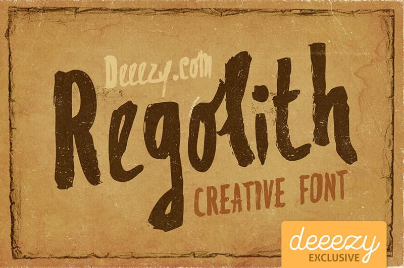 Download Regolith font | fontsme.com