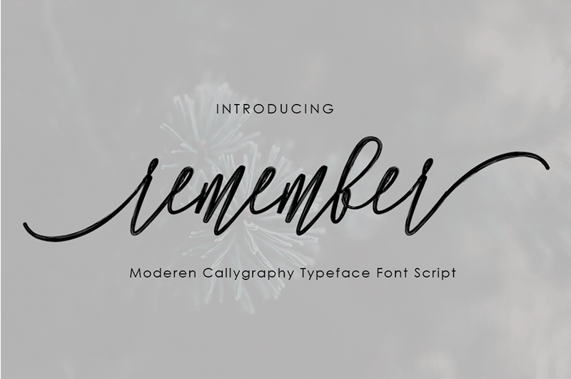 Download Remember font | fontsme.com