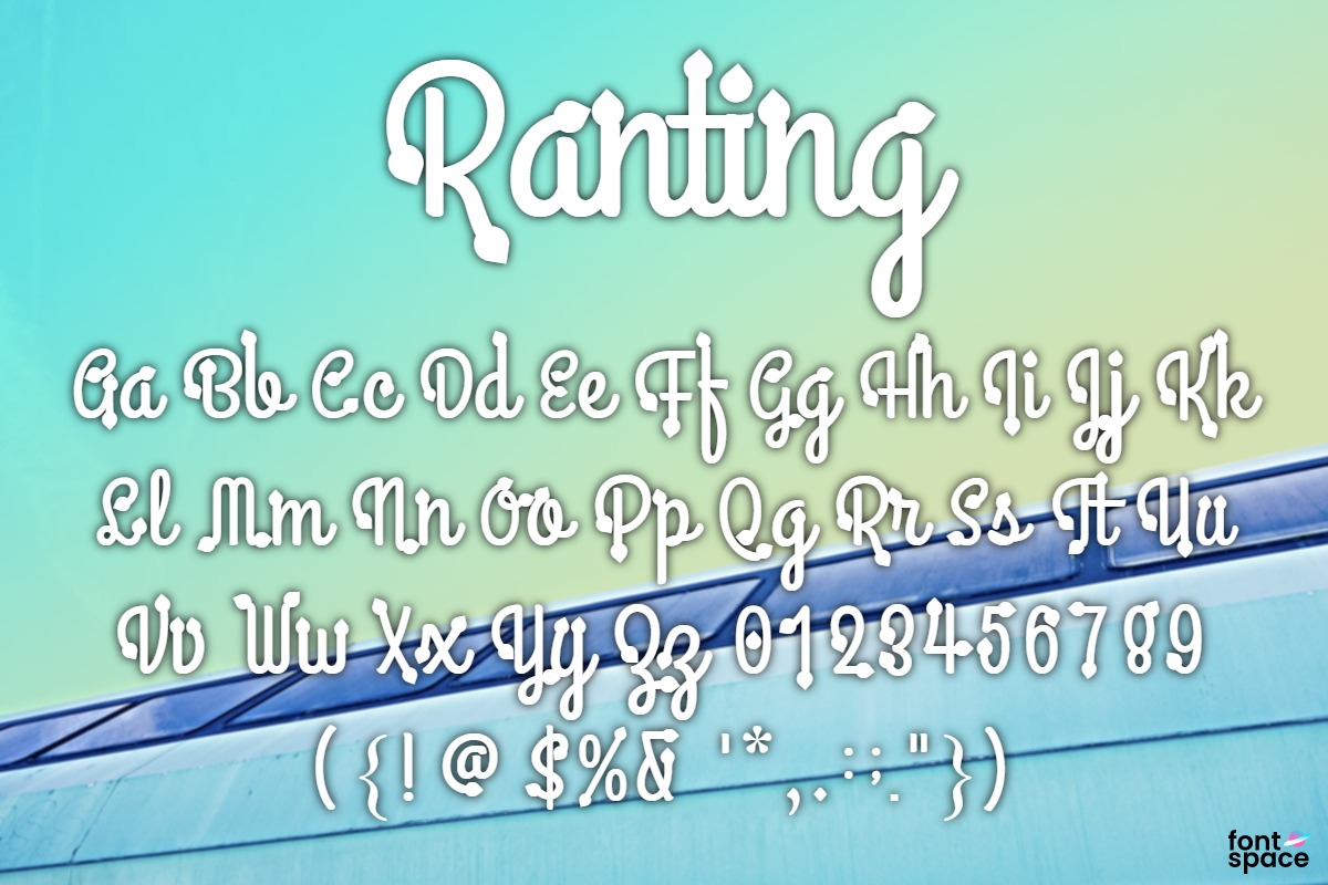Download Ranting font | fontsme.com