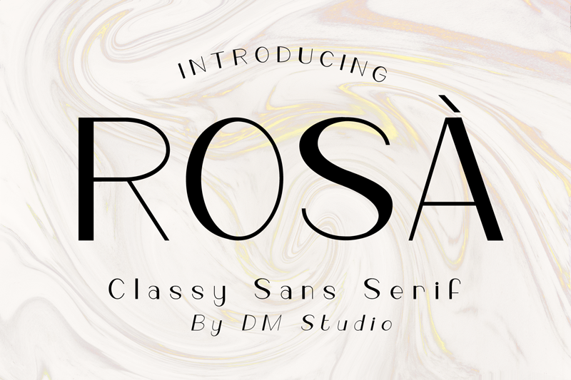 Download ROSÀ font | fontsme.com