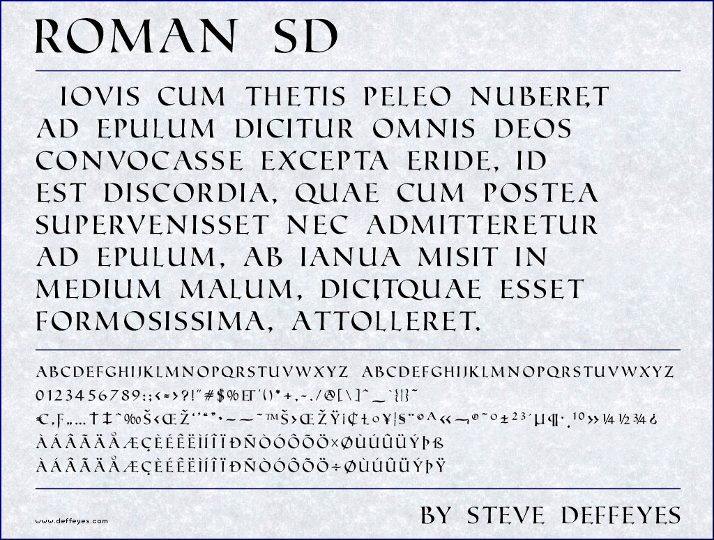 Download Roman font | fontsme.com
