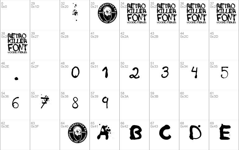Download Retro Killer font | fontsme.com