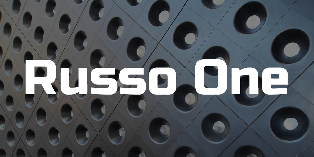 Download Russo One font | fontsme.com