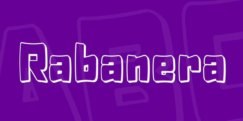 Download Rabanera font | fontsme.com