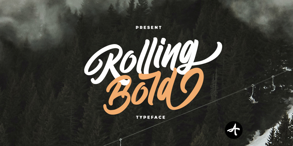 Download Rolling Bold font | fontsme.com