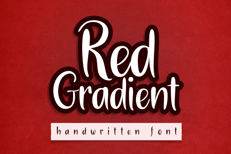Download Red Gradient font | fontsme.com