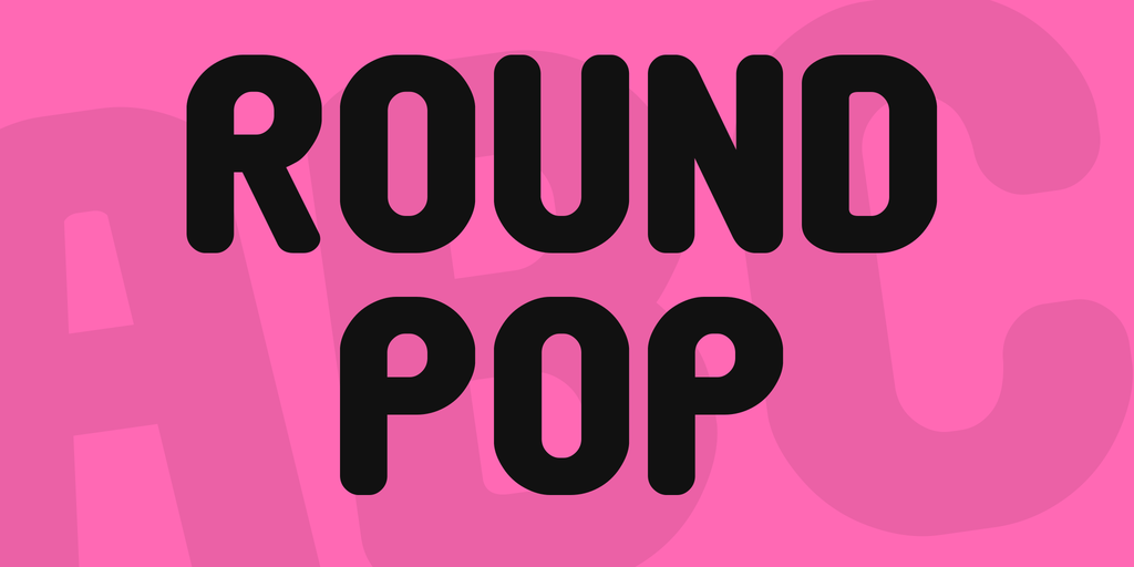 Download Round Pop font | fontsme.com