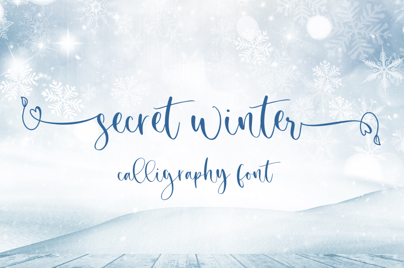 Download Secret Winter font | fontsme.com