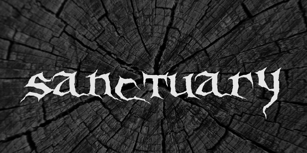 Download Sanctuary font | fontsme.com