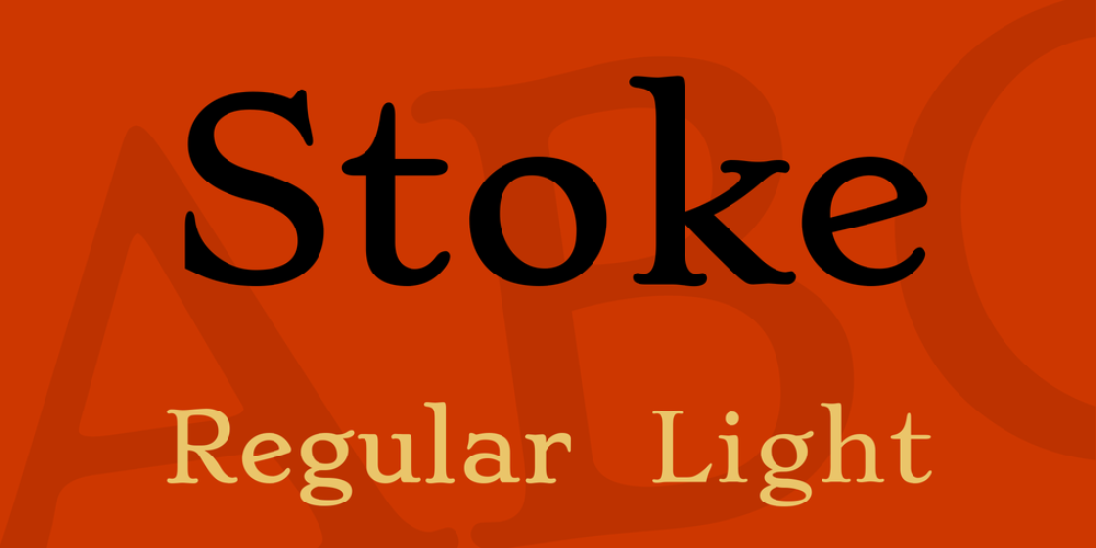 Download Stoke font | fontsme.com