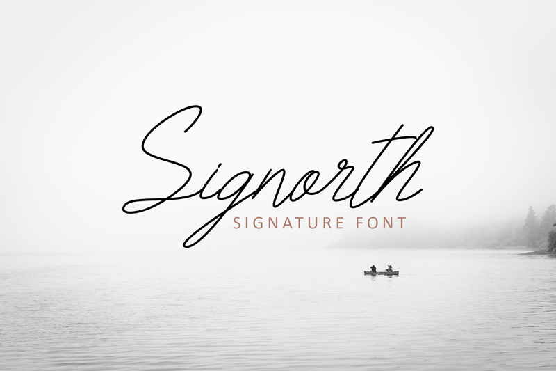Download Signorth font | fontsme.com
