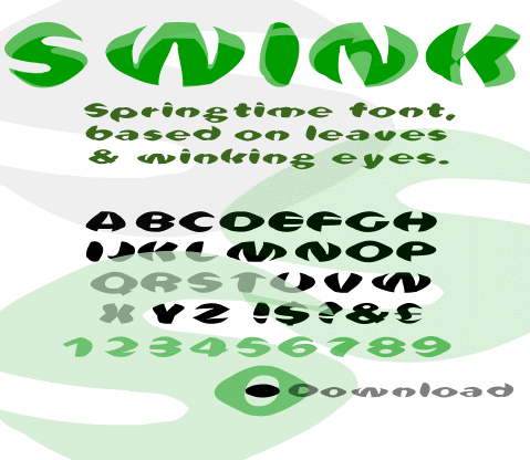 Download Swink font | fontsme.com