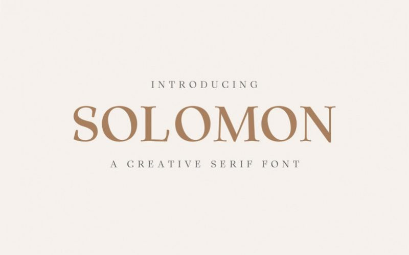 Download Solomon Semi Demo font | fontsme.com