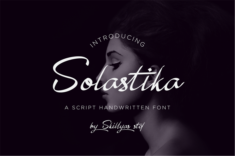 Download Solastika font | fontsme.com