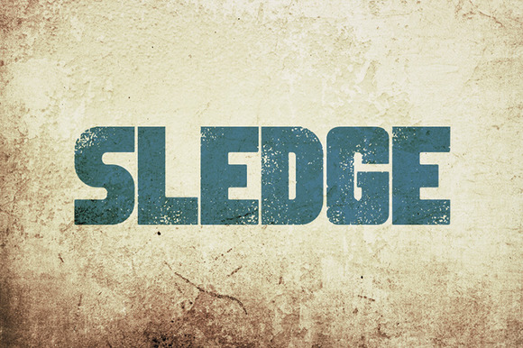 Download Sledge Regular font | fontsme.com