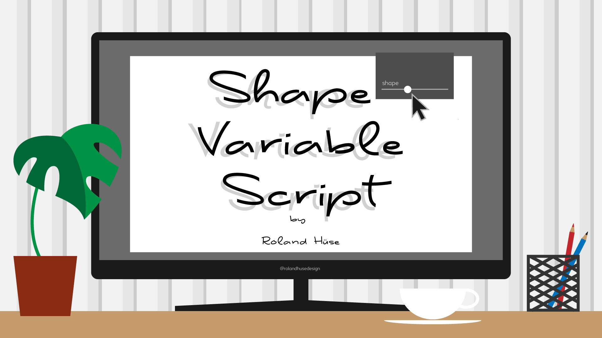 Download Shape Variable Script font | fontsme.com