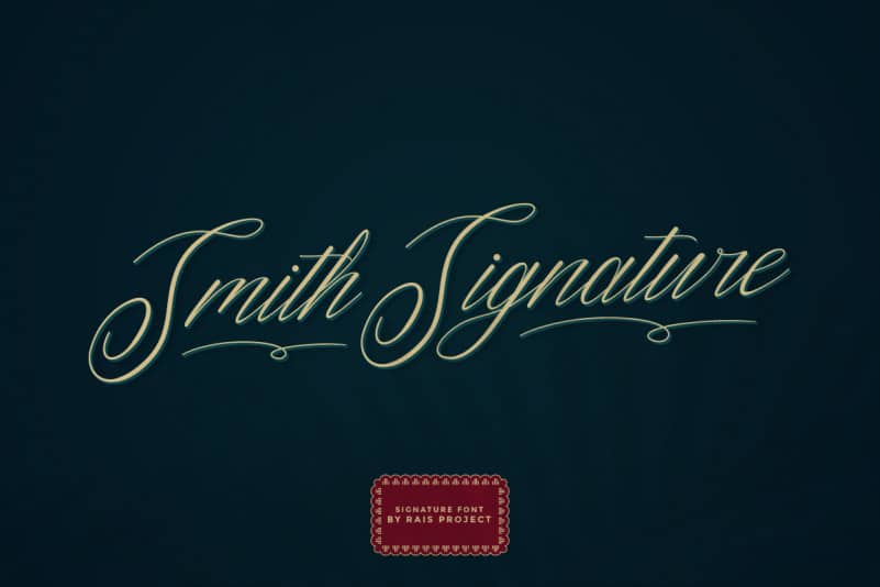Download Smith Signature Demo font | fontsme.com