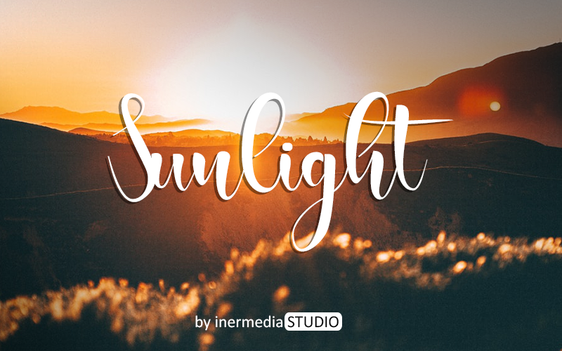 Download Sunlight font | fontsme.com