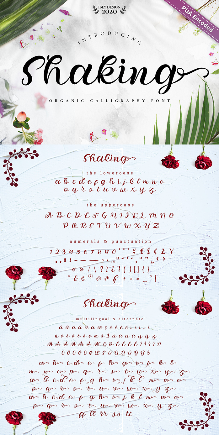 Download Shaking font | fontsme.com