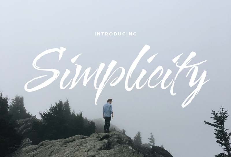 Download Simplicity font | fontsme.com
