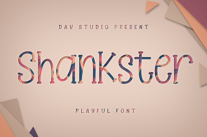 Download Shankster font | fontsme.com