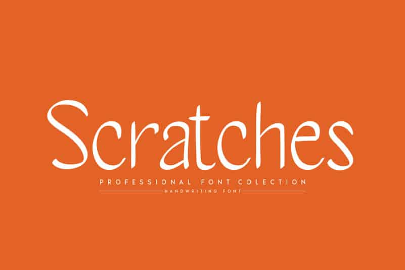 Download Scratches font | fontsme.com