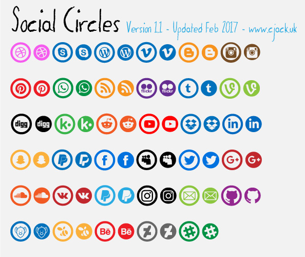 Download Social Circles font | fontsme.com