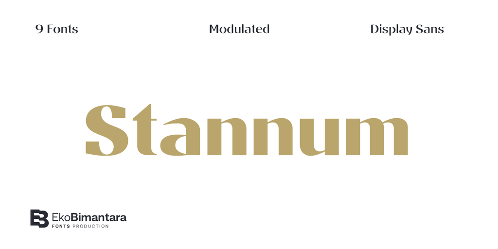 Download Stannum Trial font | fontsme.com