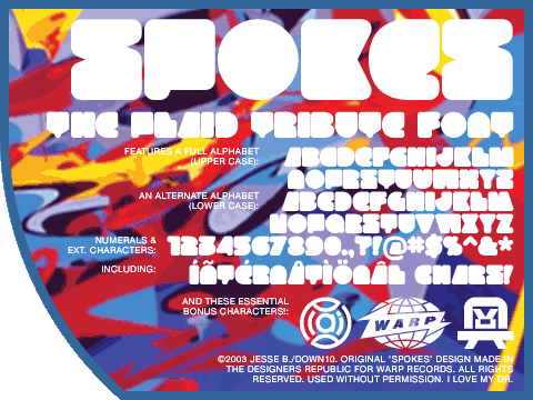 Download Spokes font | fontsme.com
