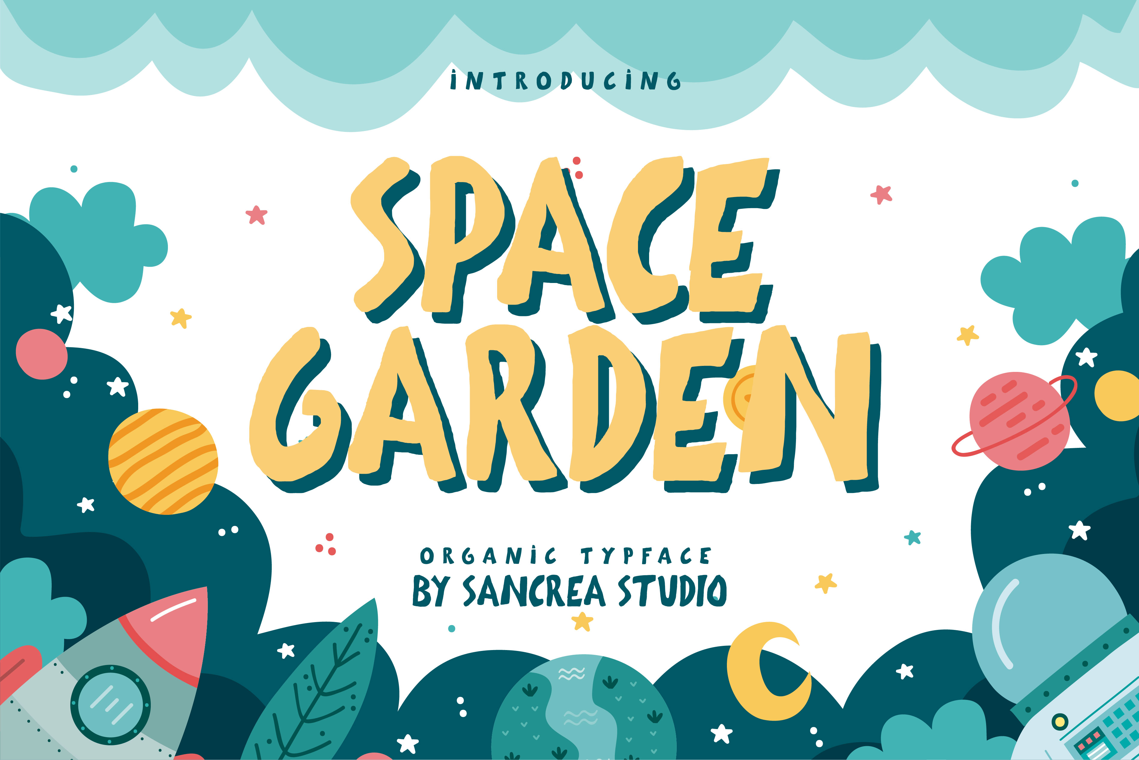 Download Space Garden font | fontsme.com
