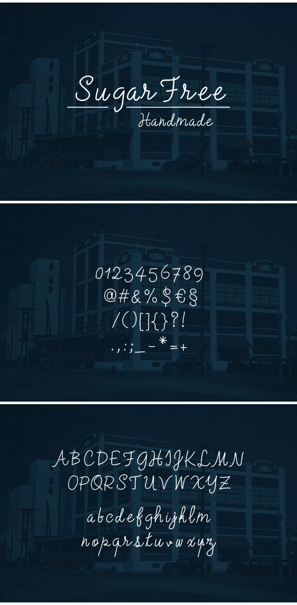 Download Sugarfree font | fontsme.com
