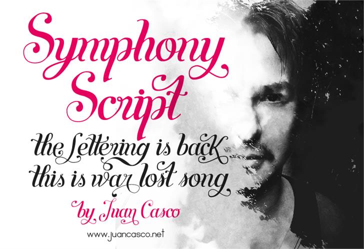 Download Symphony Script font | fontsme.com