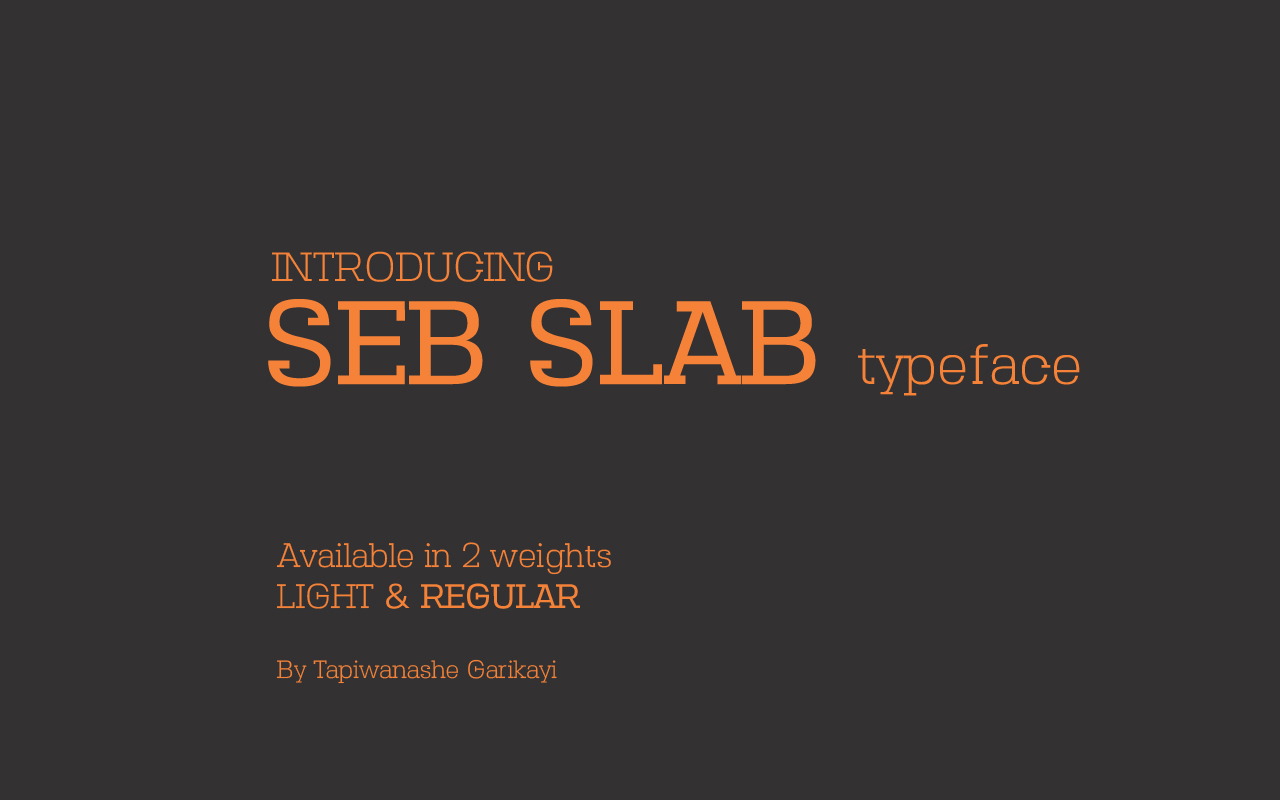 Download Seb Slab font | fontsme.com