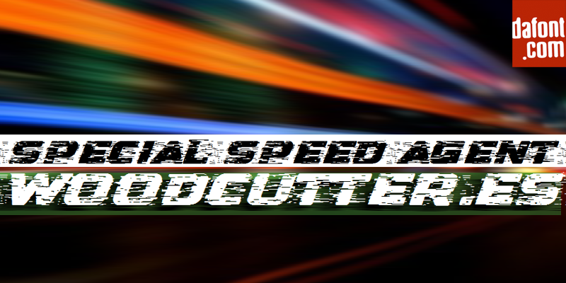 Download Special Speed Agent font | fontsme.com