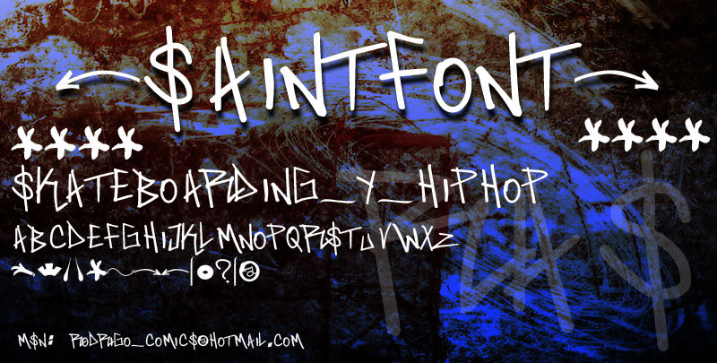 Download Saint font | fontsme.com