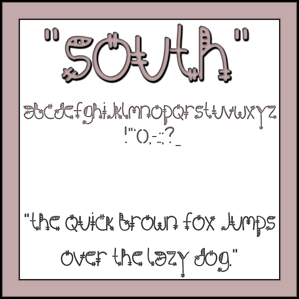 Download South font | fontsme.com