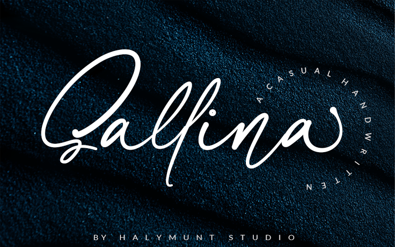 Download Sallina script design font | fontsme.com