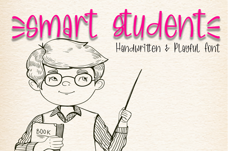 Download Smart student font | fontsme.com