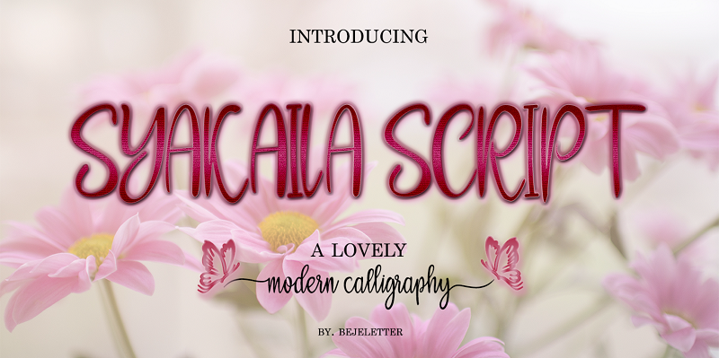 Download Syakaila Script font | fontsme.com