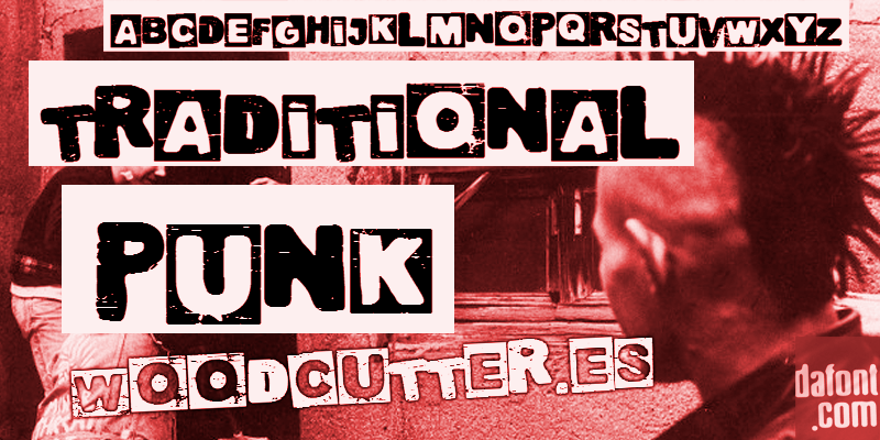 Download Traditional Punk font | fontsme.com