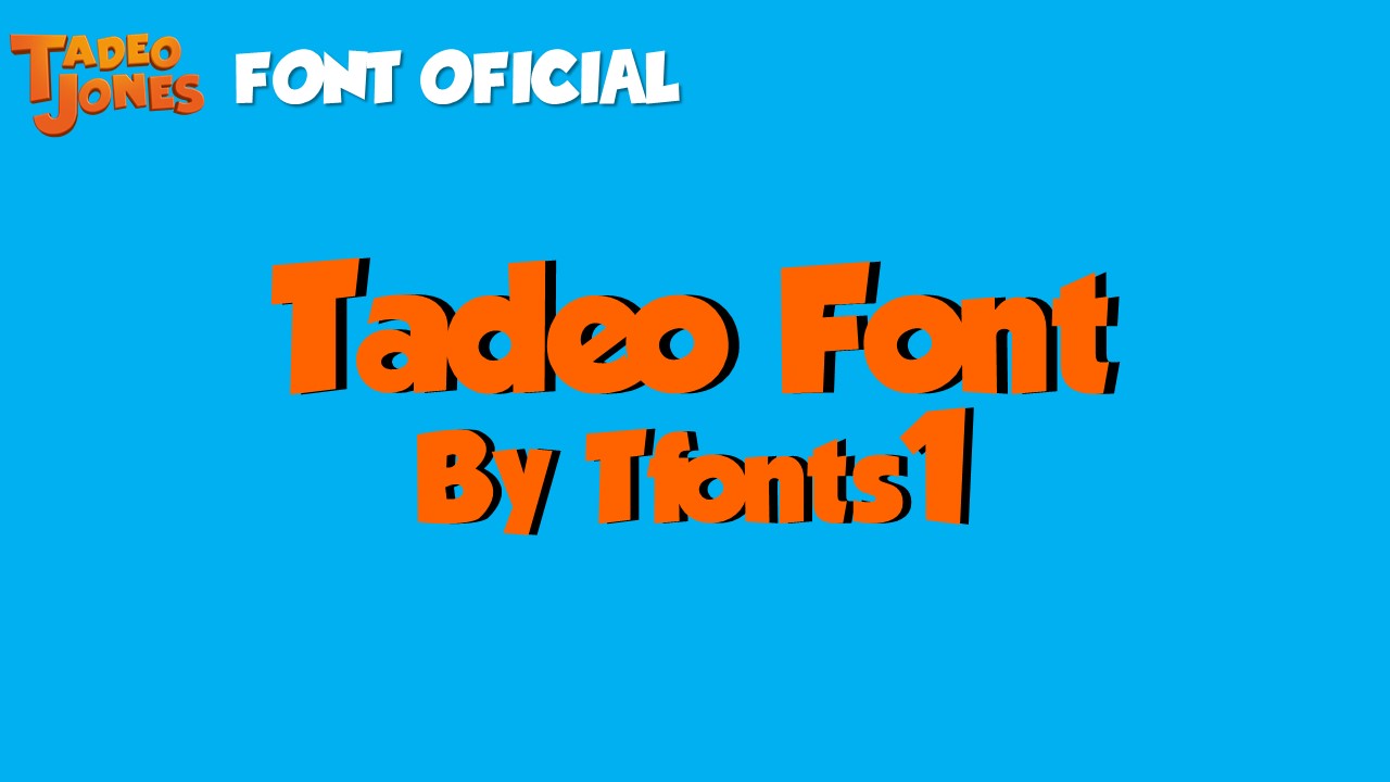 Download Tadeo Font font | fontsme.com