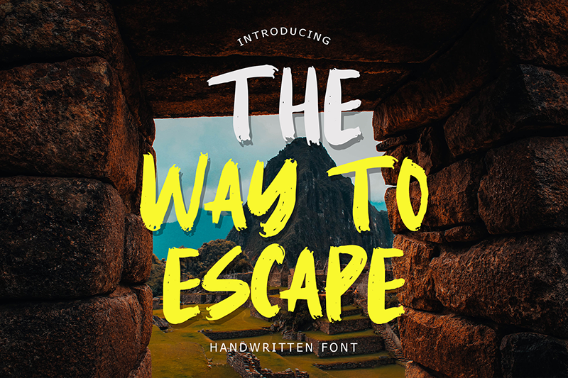 Download The Way To Escape font | fontsme.com