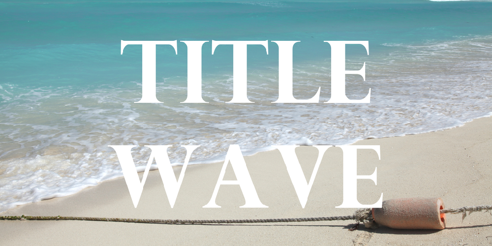 Download Title Wave font | fontsme.com