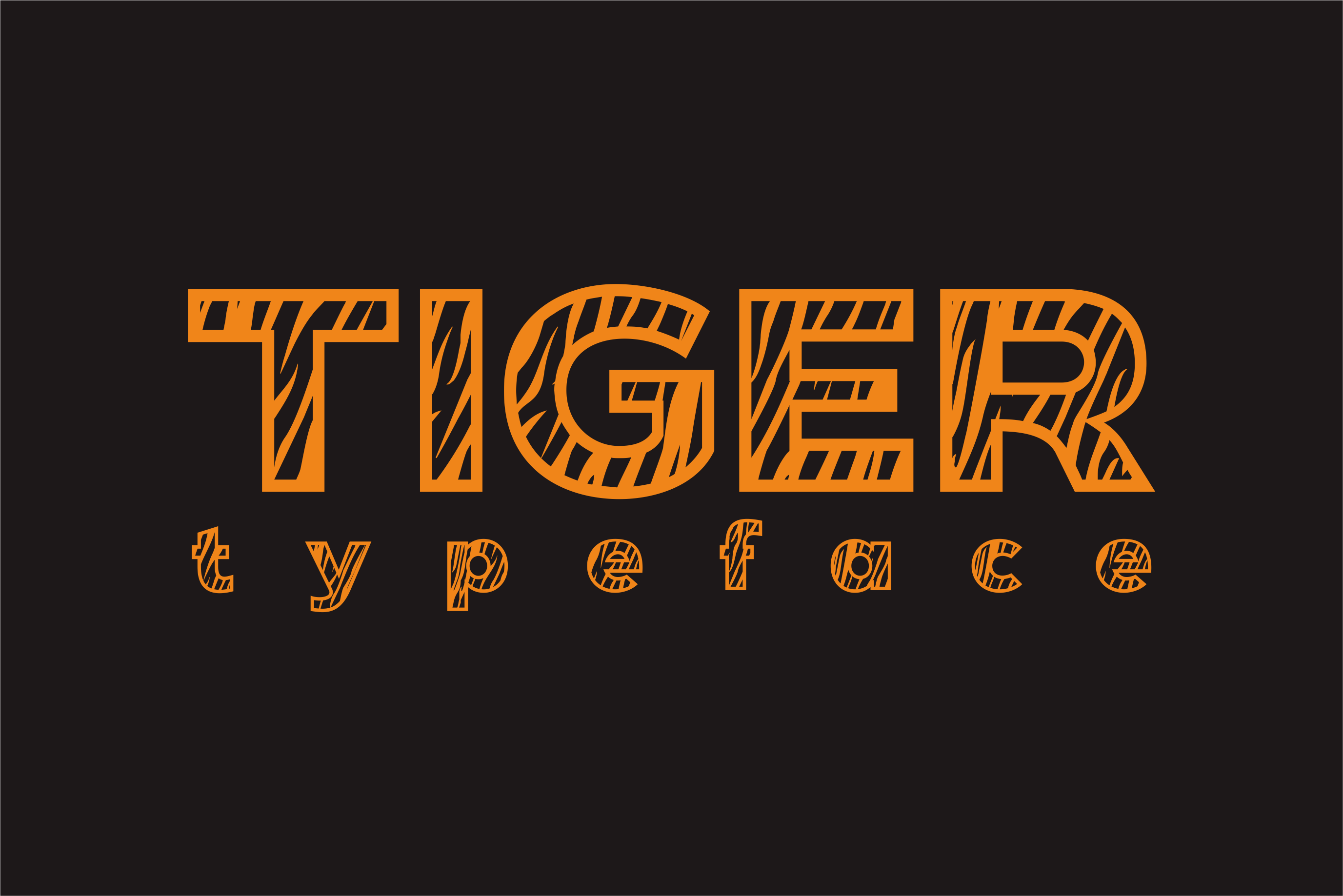Download Tiger font | fontsme.com