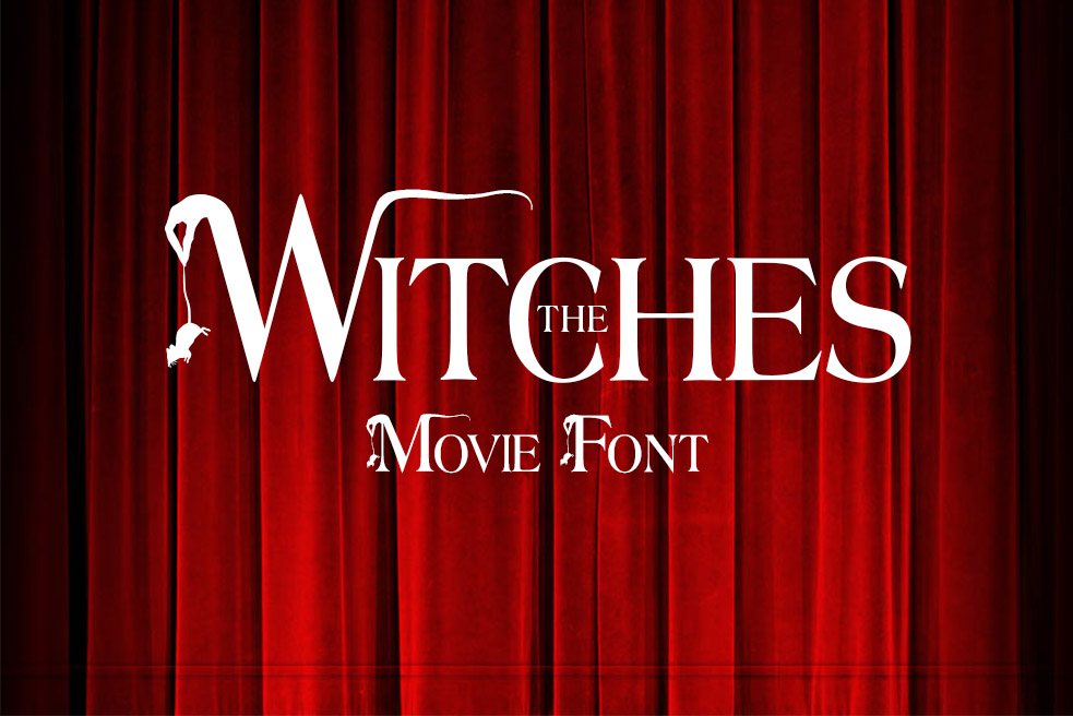 Download The Witches font | fontsme.com