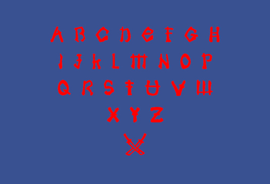 Download Tachi font | fontsme.com