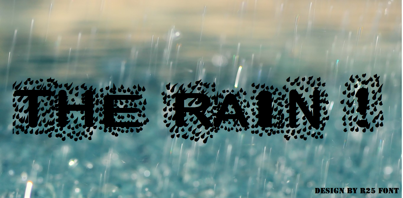 Download The Rain font | fontsme.com