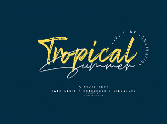 Download 16 free tropical fonts | fontsme.com
