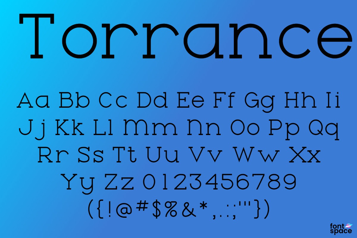 Download Torrance font | fontsme.com